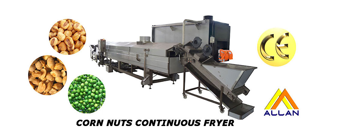 CORN NUTS CONTINUOUS FRYER